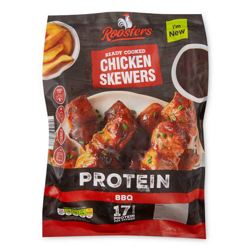 Protein BBQ Ready Cooked Chicken Skewers | ALDI IE